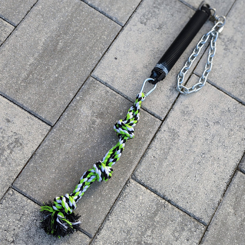 Spring Pole by Pit Bull Gear Heavy Duty Exercise Toy for Dogs